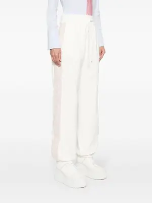 Gucci Interlocking G-patch Cotton Track Pants