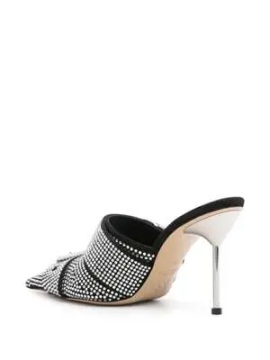 Giuseppe Di Morabito 100mm Crystal-embellished Mules - Black