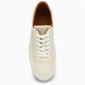 Moncler Monclub White Leather Trainer
