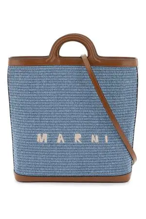 Marni Tropicalia Handbag - Brown,light Blue