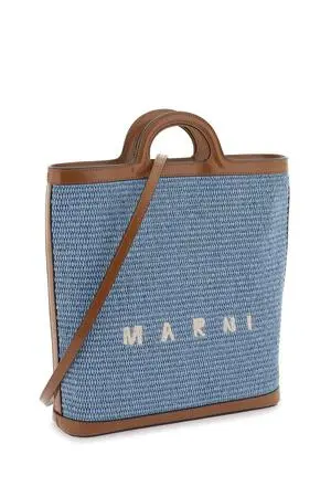 Marni Tropicalia Handbag - Brown,light Blue