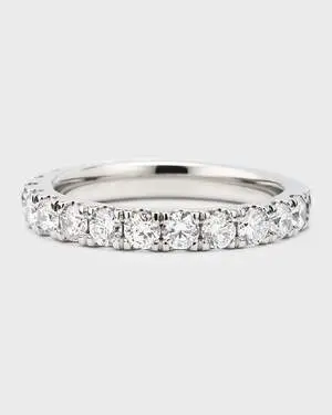 Neiman Marcus Lab Grown Diamond Round-cut Eternity Ring - Platinum