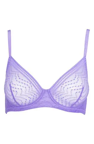 HUIT Eclantante Lace Underwire Bra - Purple