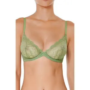 HUIT Lenna Lace Underwire Bra - Green