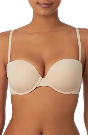 Dkny Smooth Strapless Underwire Push-up Bra - Cashmere