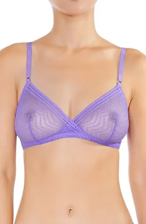 HUIT Eclantante Lace Bra - Purple