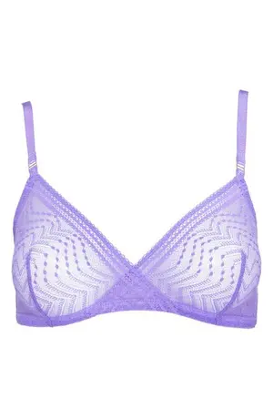 HUIT Eclantante Lace Bra - Purple