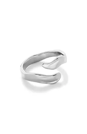 Monica Vinader Wave Ring - Sterling Silver