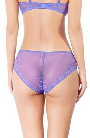 HUIT Eclatante Lace Shorty Briefs - Purple