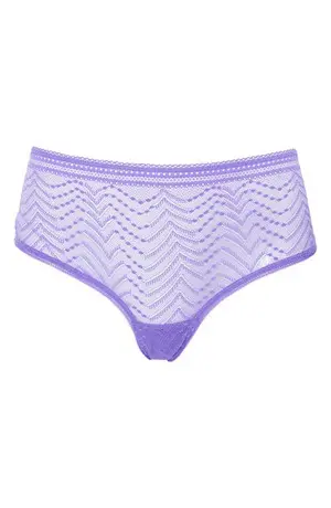 HUIT Eclatante Lace Shorty Briefs - Purple