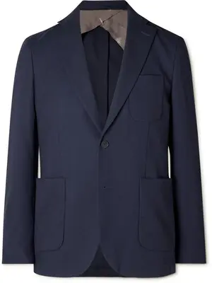 Mr P. Virgin Wool-hopsack Blazer