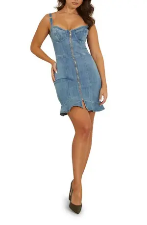 Guess Marcela Denim Minidress