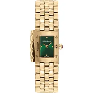 FERRAGAMO Secret Bracelet Watch - Ip Yellow Gold