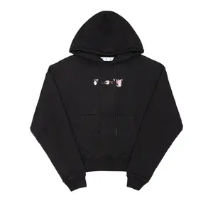 Off-White Acrylic Arrow Over Hoodie - Black