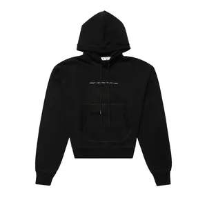 Off-White Tornado Arrow Over Flatlock Hoodie - Black