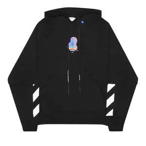 Off-White Thermo Double Sleeve Hoodie - Black