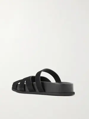 NEOUS Ibor Suede Slides - Black