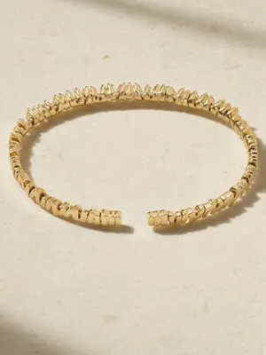 SUZANNE KALAN 18-karat Diamond Cuff - Gold