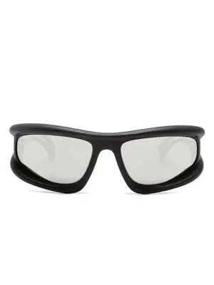 Mykita Marfa Biker Frame Sunglasses - Black