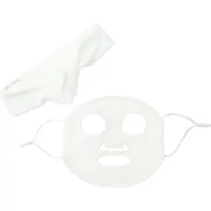 JENNY PATINKIN Pure Luxury Organic Reusable Sheet Mask & Spa Headband - White