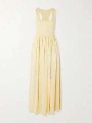Zimmermann Harmony Metallic-knit Maxi Dress