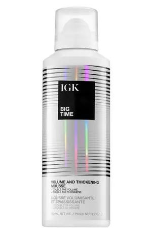 IGK Big Time Volume & Thickening Hair Mousse - No Color