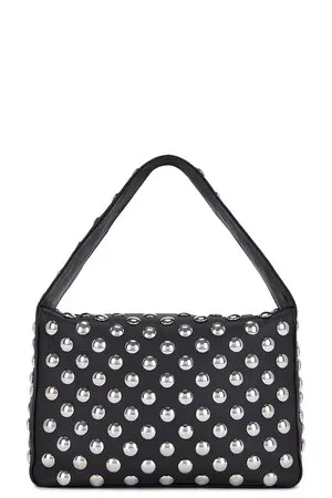 Women's Black Studded Shoulder Bags