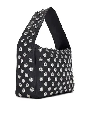 Khaite Elena Studded Shoulder Bag - Black