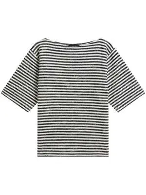 AGNÈS B. Striped Knitted Top