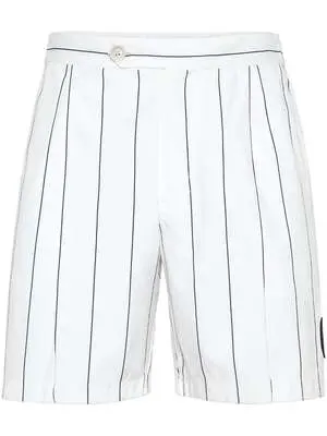 Brunello Cucinelli Logo-appliqué Striped Shorts