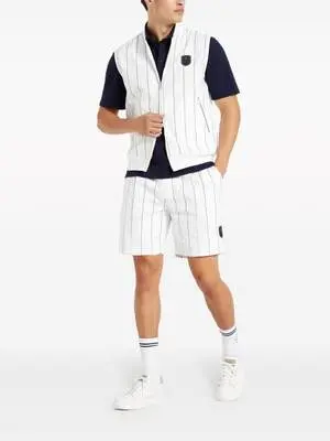Brunello Cucinelli Logo-appliqué Striped Shorts
