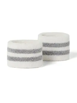 Brunello Cucinelli Striped Knitted Cotton Cuffs