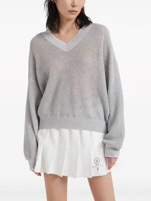 Brunello Cucinelli V-neck Knit Jumper