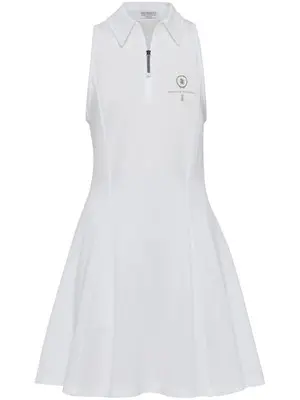 Brunello Cucinelli Logo-embroidered Dress