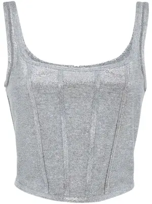 Brunello Cucinelli Sleeveless Corset Top