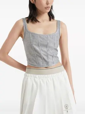 Brunello Cucinelli Sleeveless Corset Top