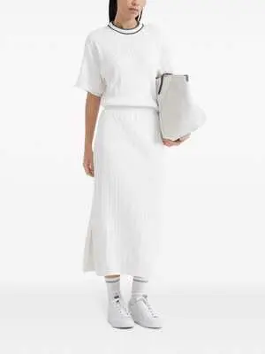 Brunello Cucinelli Cable-knit Cotton Dress