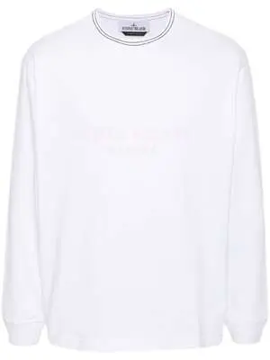 Stone Island Cotton Long Sleeve Sweatshirt