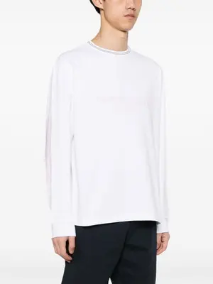 Stone Island Cotton Long Sleeve Sweatshirt
