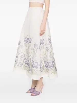 Zimmermann Natura A-line Skirt - Neutrals