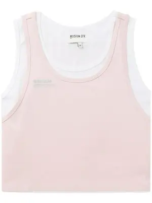 MUSIUM DIV. Layered Tank Top - Pink