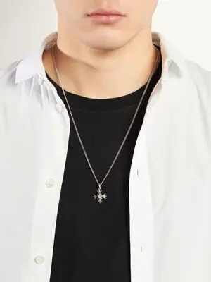 Emanuele Bicocchi Eb Crest Sterling- Necklace - Silver