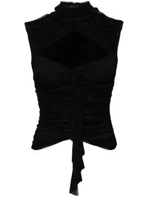 DE LA VALI Tiramisu Ruched Top