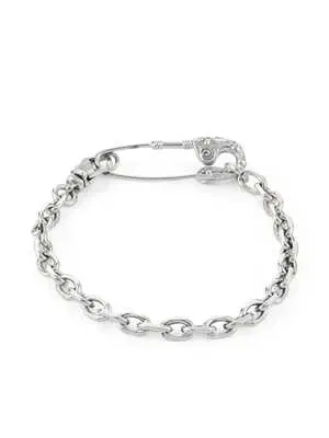Emanuele Bicocchi Crest Pin Bracelet - Silver