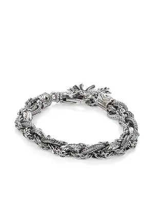 Emanuele Bicocchi Medium Round Braid Bracelet - Silver