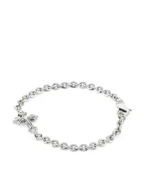 Emanuele Bicocchi Cross Charm Bracelet - Silver