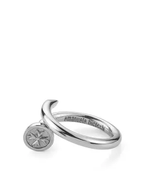 Emanuele Bicocchi Crest Spiral Ring - Silver