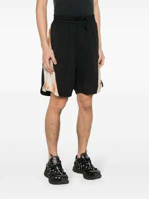 Y3 Rust-dye Track Shorts