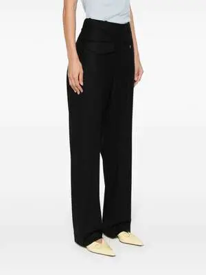 Victoria Beckham Twill Tapered Trousers