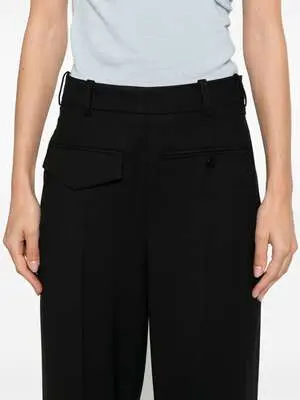 Victoria Beckham Twill Tapered Trousers